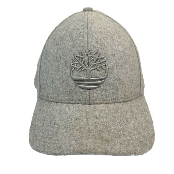 Timberland | Accessories | Timberland Gray Logo Wool Hat One Size ...